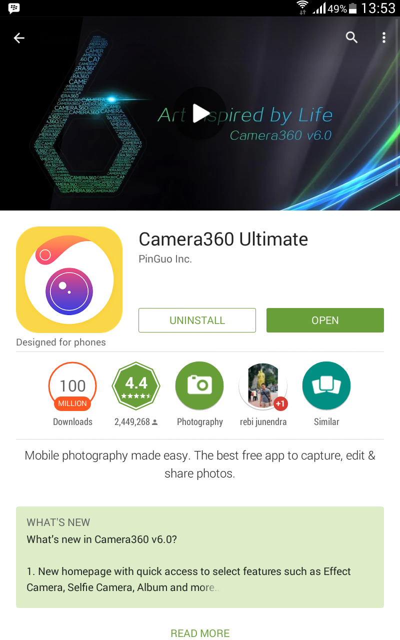 Tips Download dan Memakai Aplikasi Camera360 Pada Smartphone